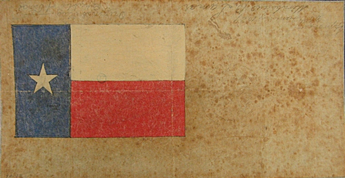 Texas History Page - Origin of the Lone Star Flag